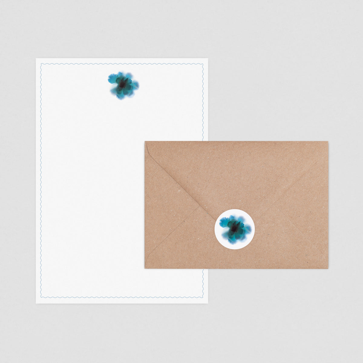 Three Flowers - Floral Letter Writing Set | Flora Rozita