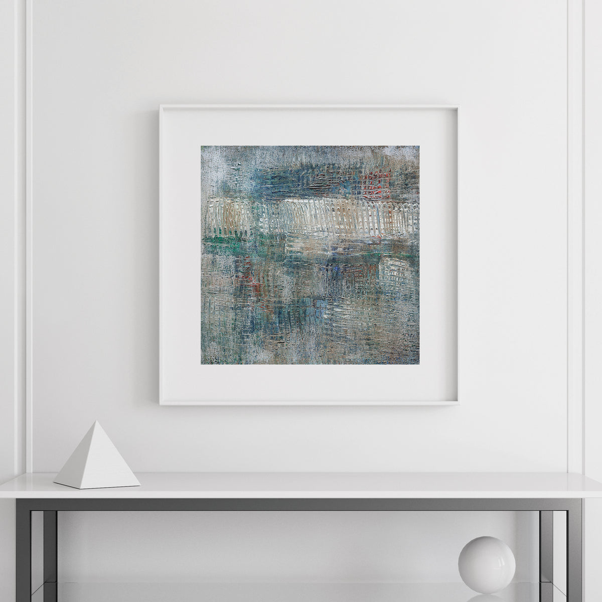 'CONTINUITY' Art Print and abstract painting by Marina Papaspirou